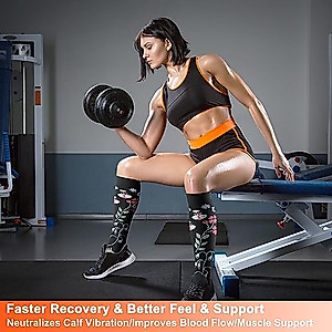 FEYHAY Copper Compression Socks (8 Pairs) 15-20 mmHg is BEST Graduated Athletic & Daily for Men & Women Running Travel