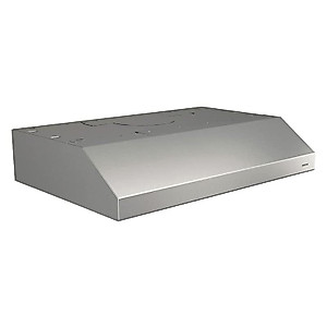Broan-NuTone BCSD136SS Glacier Range Hood with Light, Exhaust Fan for Under Cabinet, Stainless Steel, 36-inch