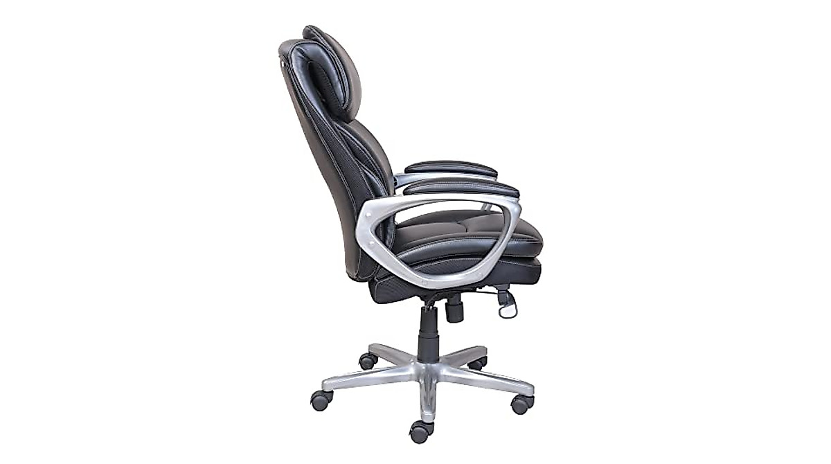 Serta Smart Layers AIR Arlington Executive Office Chair - Leather, Black