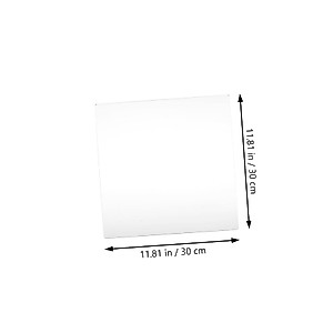 Holibanna Full Body Mirror 4pcs Acrylic Tile Decals Lasting Acrylic Sticker Reflective Sticker Specular Wall Sticker Round Mirror Acrylic Mirror Wall Sticker 15c Tile Stickers