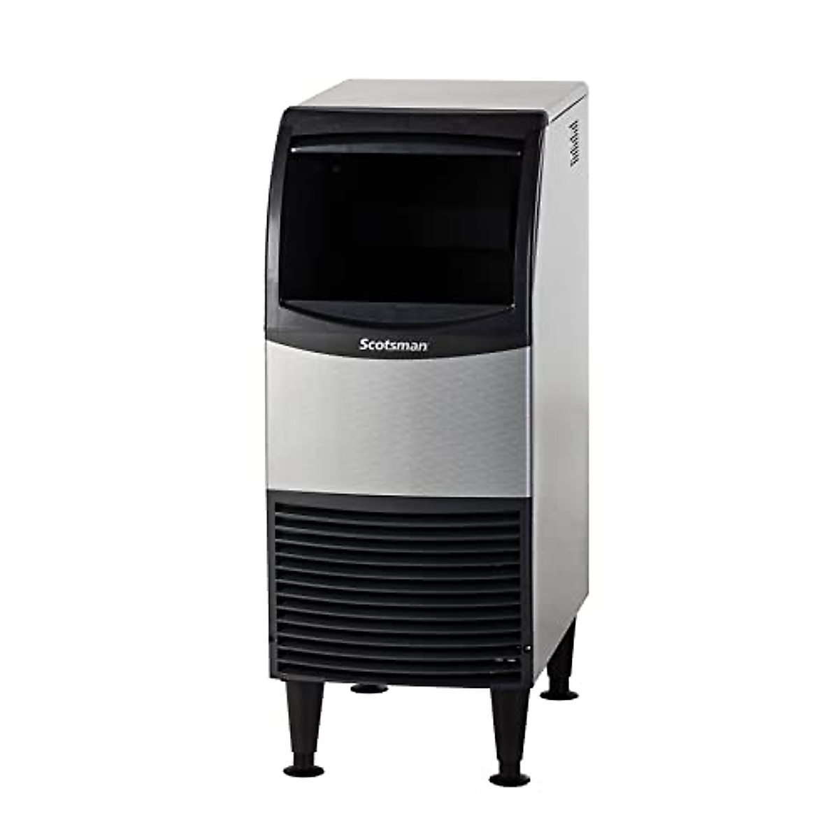Scotsman CU0415MA-1 Essential Ice Cube-Style Ice Maker with Bin, Stainless Steel, 115-Volts, Gray Stainless Steel