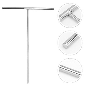 DOITOOL Crepe Pan Nonstick Stainless Steel Crepe Spreader T Shape Pancake Crepe Maker Batter Scraper Tool Dough Distributor Rake Baking Spatulas Sticks Kitchen Tools L Batter Spreader