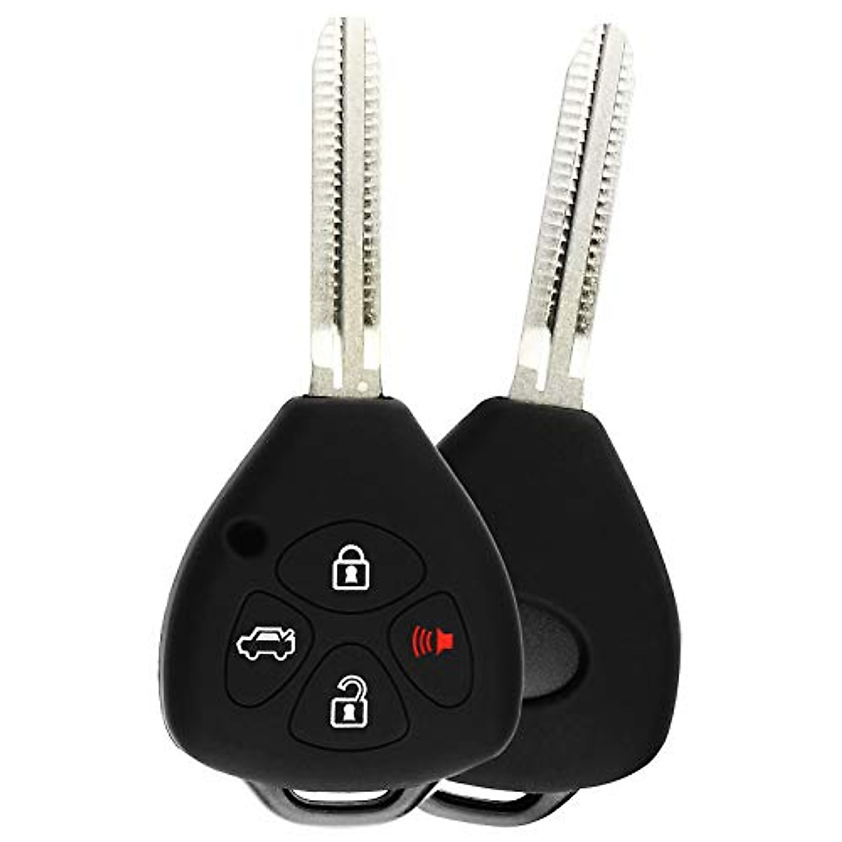 KeyGuardz Keyless Entry Remote Car Key Fob Outer Shell Cover Soft Rubber Protective Case For Toyota Scion HYQ12BBY