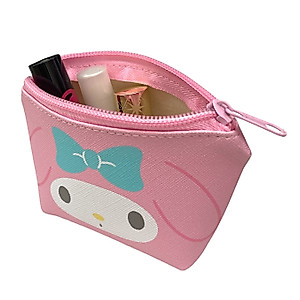 Sanrio My Melody Face Boat Type Cosmetics Small Pouch Bag 4.3 in (W) × 3 in (H) × 2 in (D) For Adult Use