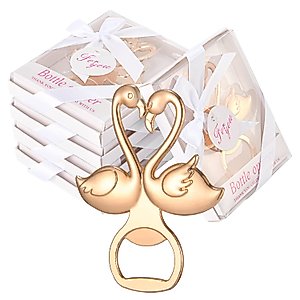 24Pcs Swan Bottle Openers for Wedding Favors,Bridal Shower Party Gifts or Baby Shower Souvenirs to Guests