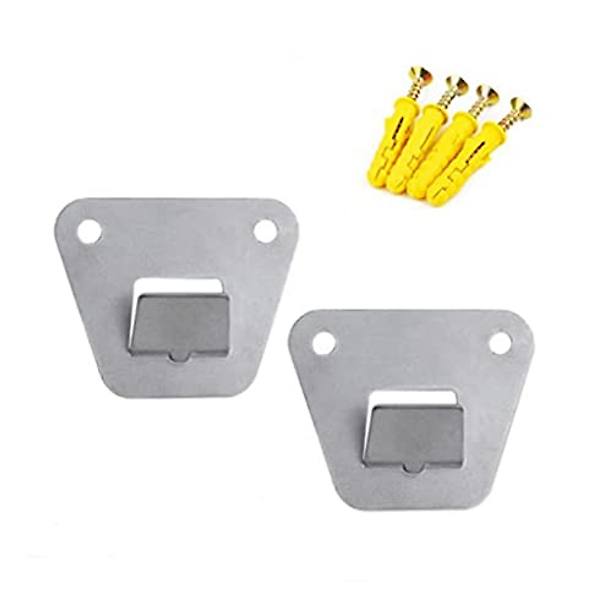 zoele Wall Mounting Fan Bracket, Wall Fan Oscillating Supports Rack, Oscillation Fans Hidden Holder Brackets, Wall Fan Support Hook kit (2Pack)