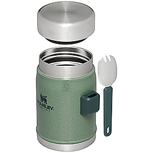 Stanley Classic Legendary Classic Food Jar + Spork 14oz Hammertone Green