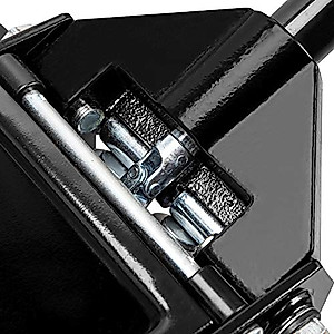 Torin AT84007NB Hydraulic Low Profile Service/Floor Jack with Dual Piston Quick Lift Pump, 4 Ton (8,000 lb) Capacity, Black