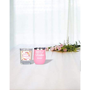 MEANT2TOBE Best Grandma Ever Gifts, Best Grandma Ever Tumbler, Christmas Gifts,Best Gifts for Grandma, Best Grandma Gifts, for Mother’s Day, Birthday, Christmas, Birthday Gift Ideas for Grandma