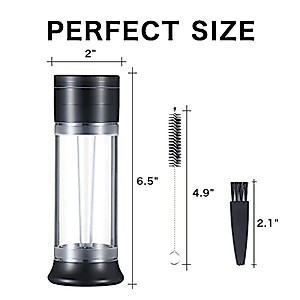 HOKirin 3 in 1 Grinder for Spice,Black