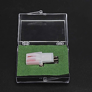 ASHATA Turntable Replacement Needle,Stylus Record Player, Record Magnetic Stereo Double Record Player Stylus Needle Phonograph Stylus, Magnetic Head,Pure Sound