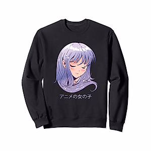 Anime Pastel Girl Kawaii Manga Japanese Aesthetic Clothing Sweatshirt