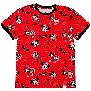 Loungefly Apparel: Disney 100th Mouseketeers Unisex Tee - Size Large