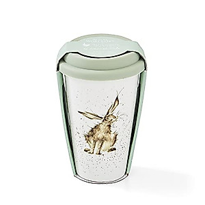Wrendale WNKE78753-XW Travel Mug, Porcelain, Multi Coloured, 9.5 x 9.5 x 15 cm