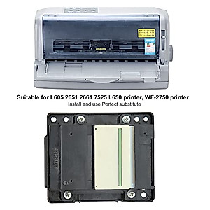 Diydeg Printhead Replacement Part for Epson, Professional Durable Print Head Replacement Kit, ABS Plastic Replaceable Printer Head Compatible with WF 2750, L605 2651 2661 7525 L650 Printer