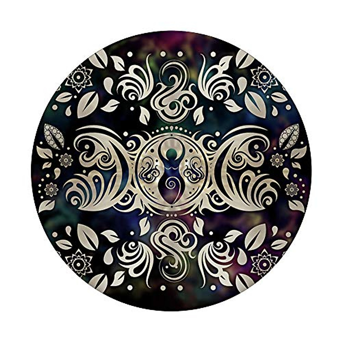 Wiccan Triple Moon Goddess Maiden, Mother and Crone Witch PopSockets Grip and Stand for Phones and Tablets