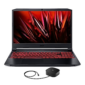 acer Nitro 5 AN515-57 Gaming & Business Laptop (Intel i7-11800H 8-Core, 32GB RAM, 1TB m.2 SATA SSD + 2TB HDD, GeForce RTX 3050 Ti, 15.6" 144Hz Win 11 Home) with G2 Universal Dock