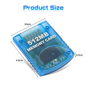 Suncala Memory Card Compatible with Gamecube and Wii Console, 512MB Memory Card for Nintendo Gamecube