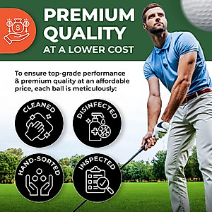 Golf Ball Monkey Cheap Recycled for Callaway Golf Balls White Mix 4A /Near Mint -24 Pk for Callaway Supersoft Golf Balls, Superfast, Superhot, Warbirds, Diablo, Chromesoft, Reva & Hex Tour Soft