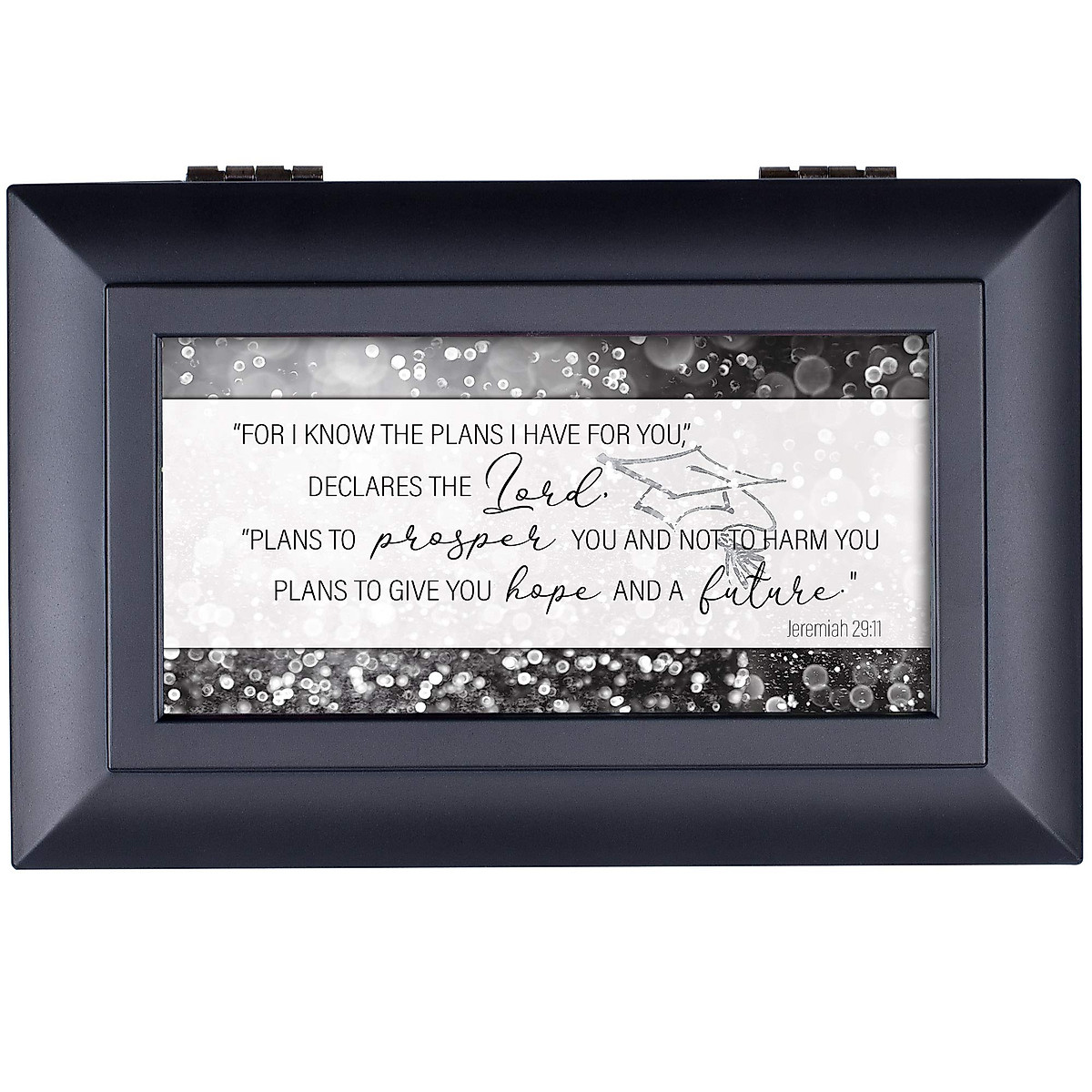 Cottage Garden Plans I Have Matte Black Bevel Petite Music Box Plays Tune Pomp and Circumstance