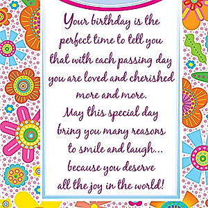 Happy Birthday Card For Daughter | Made in America | Eco-Friendly | Thick Card Stock with Premium Envelope 5in x 7.75in | Packaged in Protective Mailer | Prime Greetings