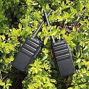 Retevis H-777S Walkie-Talkies Long Range,Rechargeable Two Way Radio,2 Way Radio with Earpieces,VOX Long Antenna Crisp Voice for Adults Gift Hunting Camping Outdoor Biking(2 Pack)