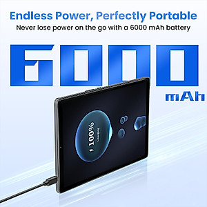 Topsand Latest Android 13 Tablet, 10.1 Inch Tablet with 2.0 GHz Quad-Core Processor, 64GB ROM, 1TB Expandable, Dual Auto Focus Camera with Face ID Unlock, GPS, Parental Control, 2.4G & 5G WiFi Tableta