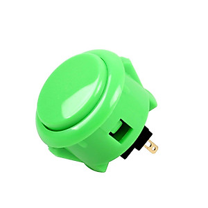 Sanwa 12 pcs OBSF-30 Original Push Button 30mm - for Arcade Jamma Video Game & Arcade Joystick Games Console (Color) - (Each Color of 2 Pcs) Use for Arcade Game Machine Cabinet S@NWA