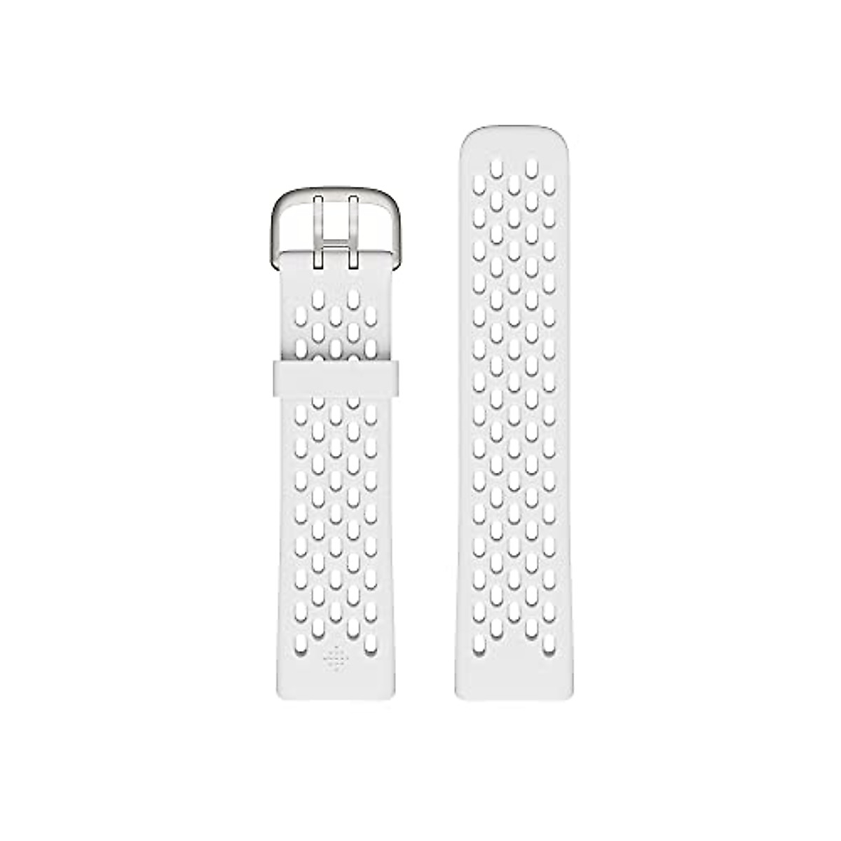 Fitbit Charge 5 Sport Accessory Band, Official Product, Frost White, Large
