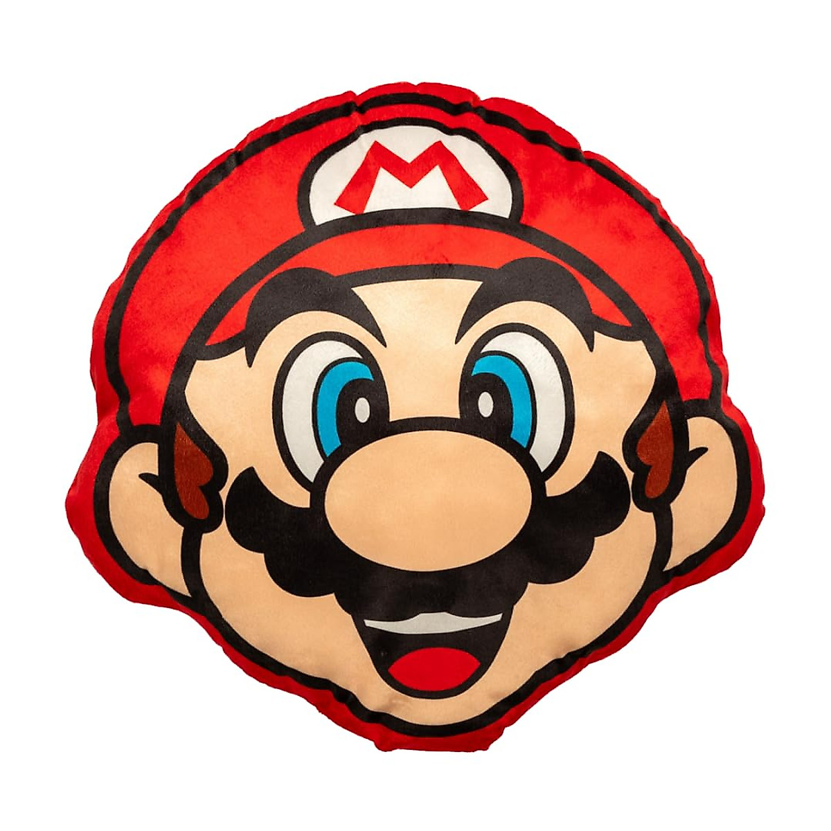 Franco Anime Gaming Bedding Soft Cozy Plush Decorative Pillow, One Size, Super Mario