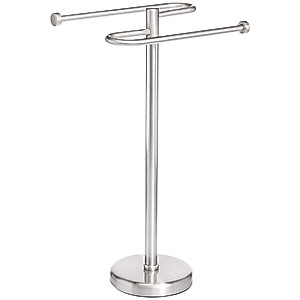 Amazon Basics Bathroom Accessory Collection - Towel Holder, Matte