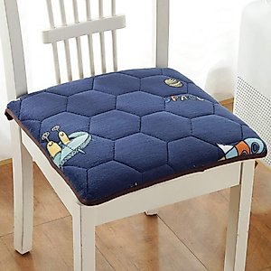 TYHZ Chair Cushion Dining Chair Cushions,Chair Pads Non Slip Seat Cushion Thicken Computer Seat Pads Cover for Home Office Indoor Outdoor Kitchen Chair Pad (Color : Blue, Size : 30x30cm(12x12inch))