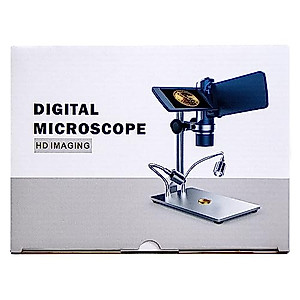 LINKMICRO LM203 4" Coin Microscope Full View of Coin, 200X Portable LCD Digital Microscope for Adults and Kids, 1080p, 32GB SD Card, Windows Mac, PC Mass Storage