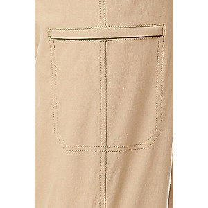 UNIONBAY mens Rainier Lightweight Comfort Travel Tech Chino Hiking Pants, Khaki, 40W x 32L US
