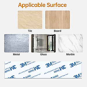 Mbillion Paper Towels Holder Under Cabinet Wall Mount and Self-Adhesive Paper Towel Rack for Kitchen Premium Grade SUS304 Stainless Steel Black