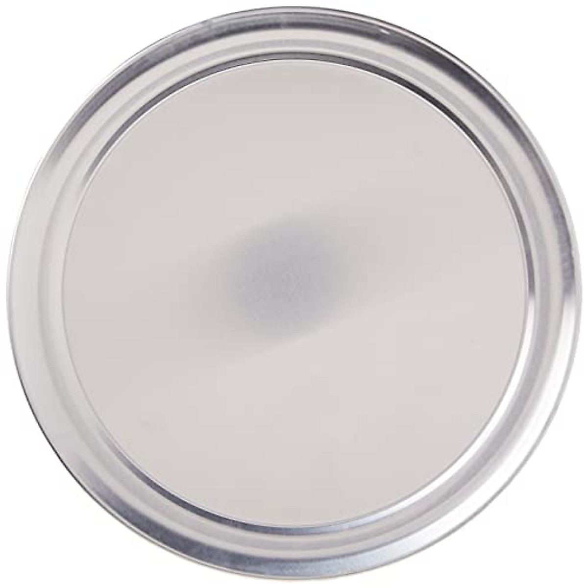 Winco 11 Inch Aluminum Winware Pizza Tray with Wide Rim