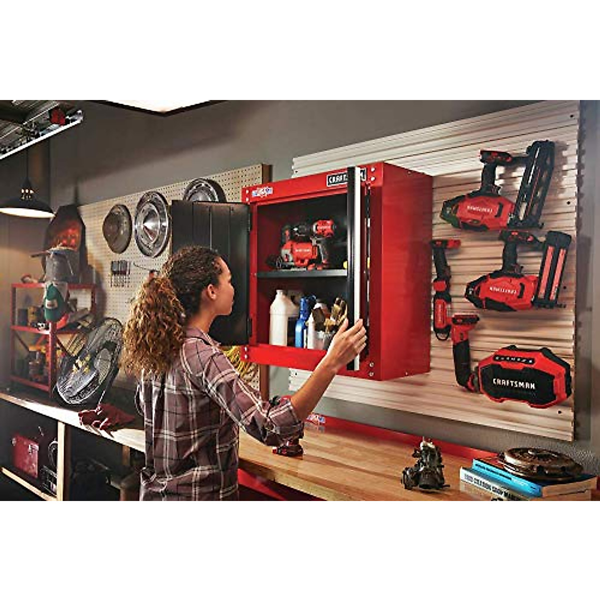 CRAFTSMAN Garage Storage, 28-Inch Wide Wall Cabinet (CMST22800RB)