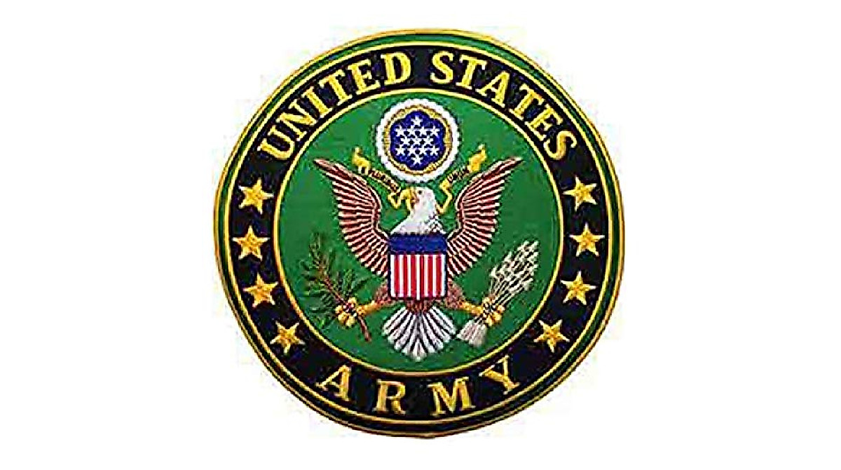 US Army Embroidered Patch - 5 Inch, Durable & Washable