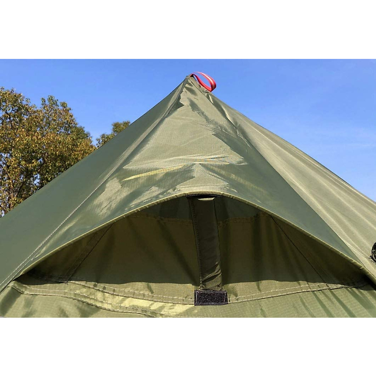 DANCHEL OUTDOOR Mountaincattle Hot Tent with Stove Jack, Waterproof Easy Set Up Tent for Family Camping and Backpacking, Hiking, Hunting (green, 13.1ft dia.)