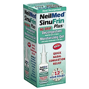Neilmed Sinufrin Plus Decongestant Moisturizing Gel, .5 Fluid Ounce(Packaging May Vary)