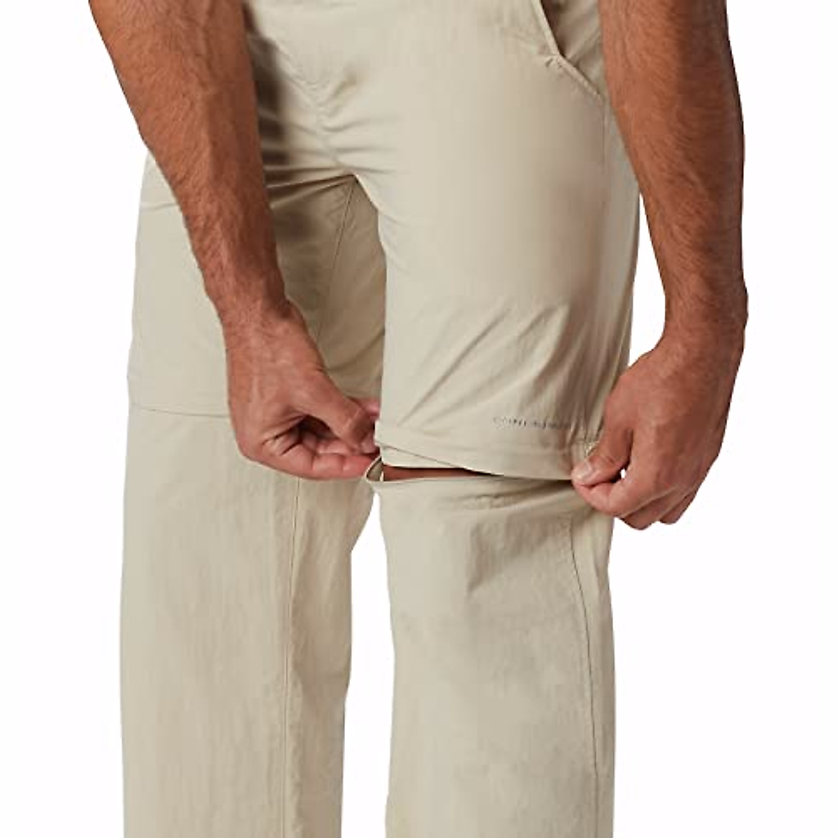 Columbia Men’s Backcast Convertible Sun Pants, Quick Drying Fossil