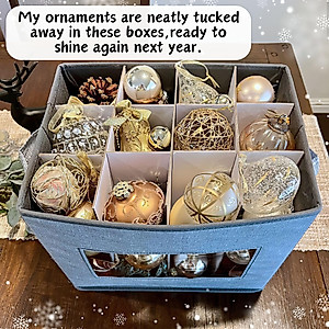 VENO 2 Pack Champagne Flutes Storage Box w/ Lid, Handles, Stemware Transport and Protection, China Storage Containers, Glassware Moving Boxes, Packing Supplies, Cardboard Dividers for 12 Glasses (Champagne Flute – set of 2)