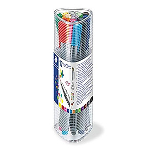 Staedtler Triplus Fineliner 0.3mm Pens 12 Color Set