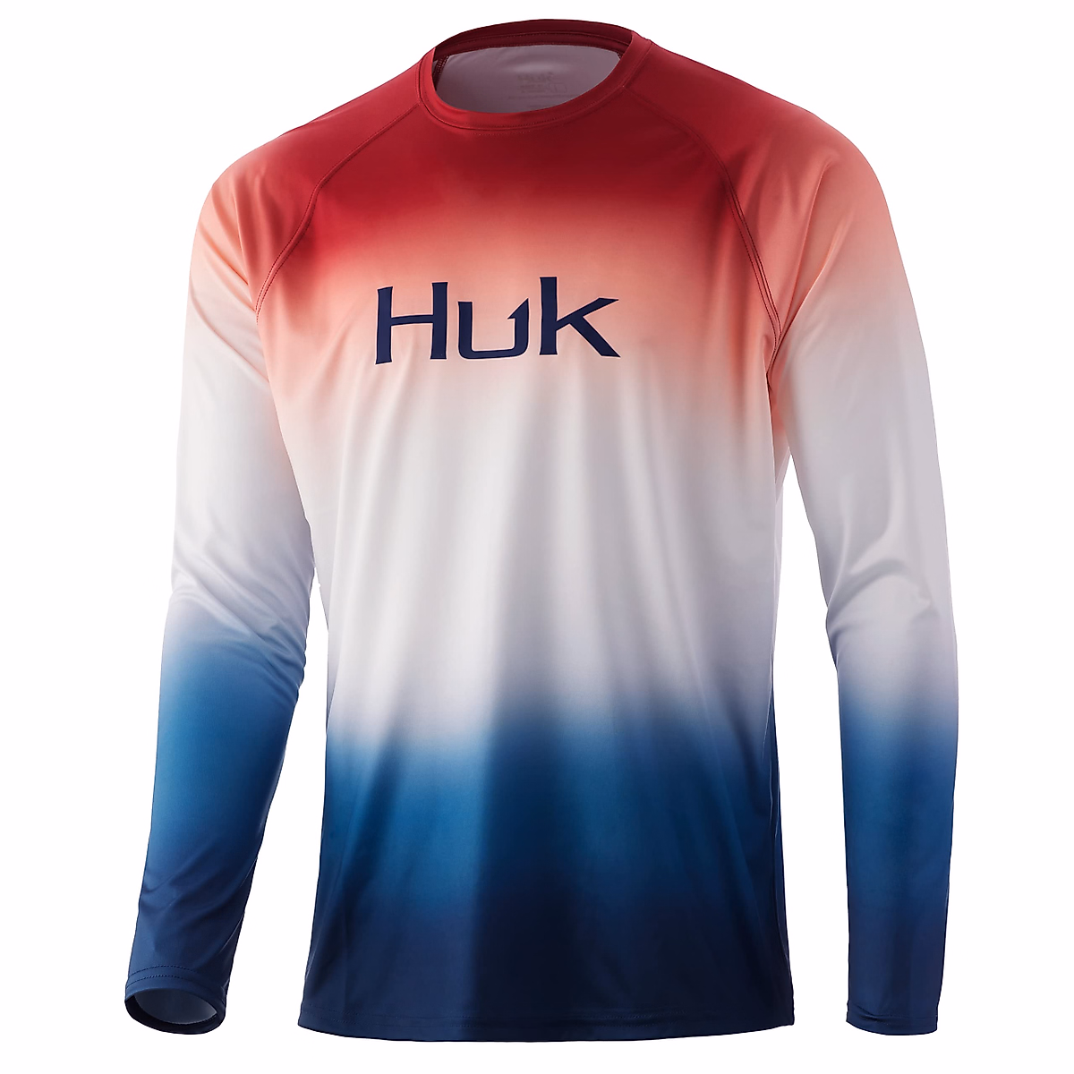 HUK Men's Pattern Pursuit Long Sleeve Performance Fishing Shirt