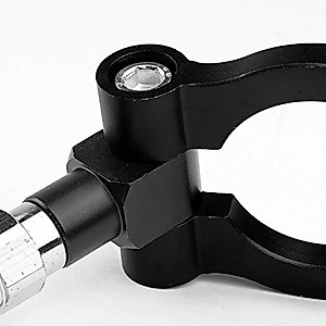 Billet Aluminum Racing Front Tow Hook Compatible with Honda Fit 2009 2010 2011 2012 2013, M18 x 2.5 (Black)