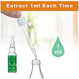 SIUDANGKA 8 Pack Glass Dropper Compatible with Sodastream Flavors Bubly Drops for Soda Stream Accessories