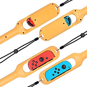 OSTENT 2 x Drumstick Game Handle Grip Controller for Nintendo Switch Joy-Con Controller