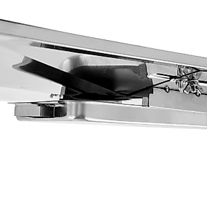 Charbrofire GD4215S Drip Pan Grill Replacement Parts for Master Forge Grease Tray HW01366A-05-10-00 Adjustable Drip Tray with Catch Pan Assembly 1 Pack