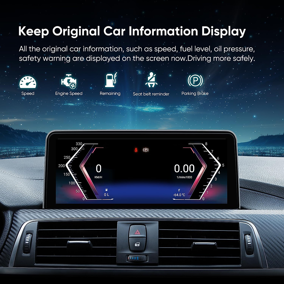 10.25 Qualcomm(4G+64G) 8Core 5G WiFi 1920 * 720 Android10 Car Stereo Radio for BMW 3 4 Series F30 F31 F34 F35 F32 F33 NBT System Support Carplay Android Auto 4G Bluetooth Navigation Multimedia Player