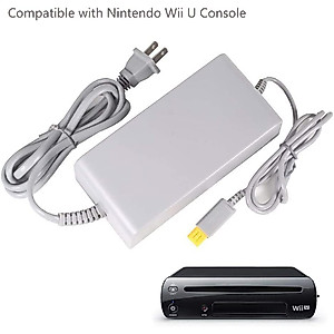 Console Charger for Wii U, AC Adapter Power Supply Replacement for Nintendo WiiU Console (Not Compatible with Nintendo Wii)
